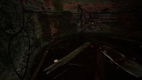 Slow pull out of the inside of a rustic ... | Stock Video | Pond5