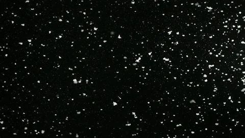 Slow Soft Snow Falling Real Lens Flare E... | Stock Video | Pond5