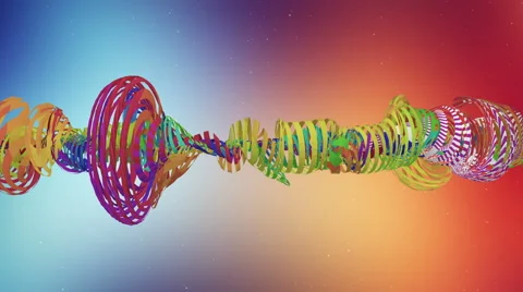 Slowly moving abstract 3d shapes | Stock Video | Pond5