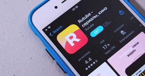 Slowly zoom out Russian video platform R... | Stock Video | Pond5