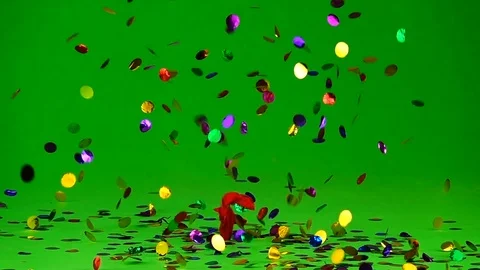 slowmotion explosion of a red balloon on... | Stock Video | Pond5