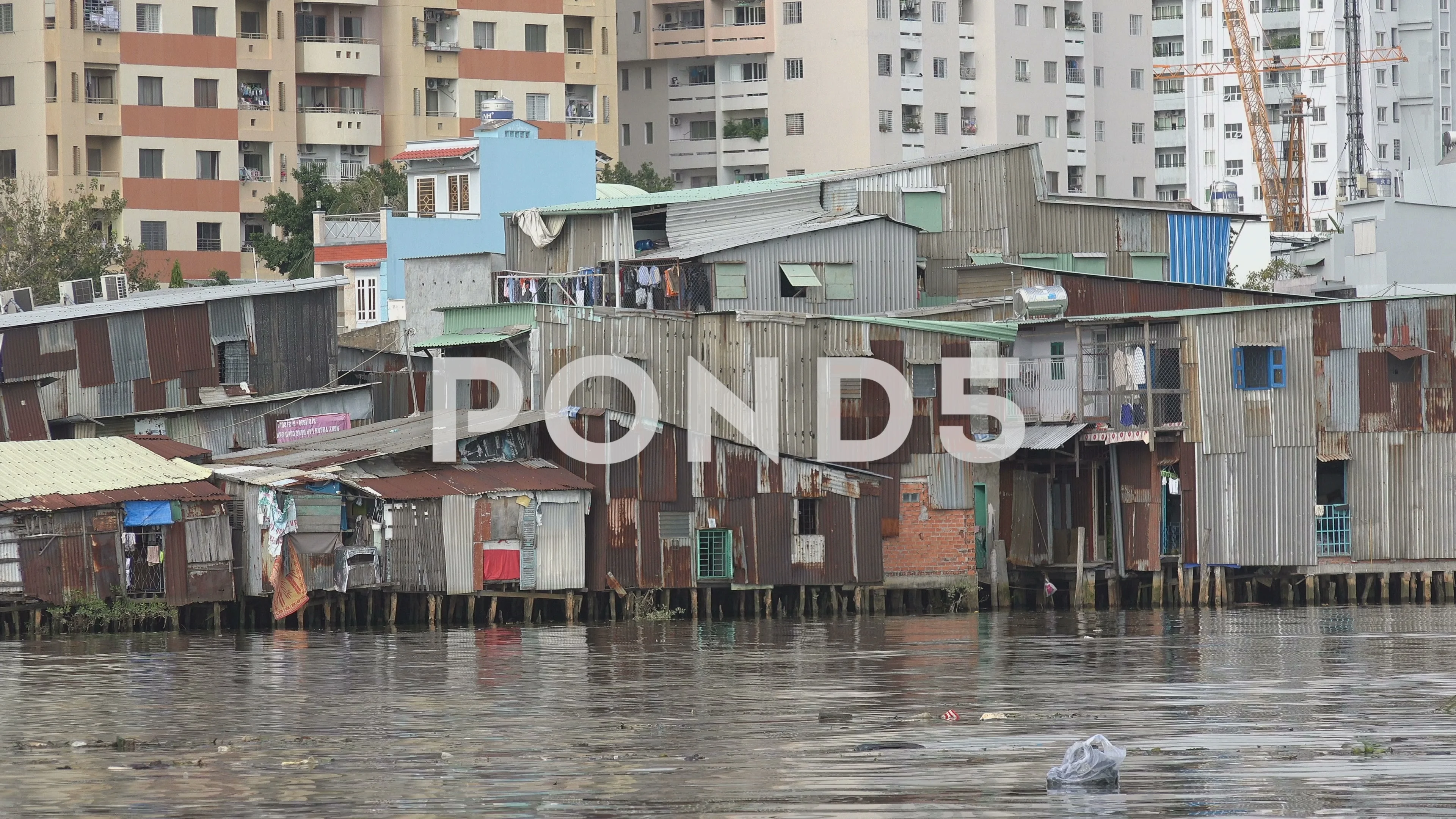 Modern Apartment Block Slums