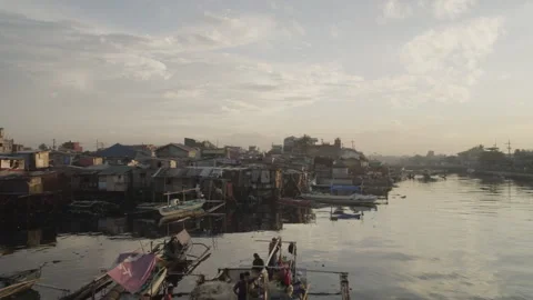 Slums pollution in third world country | Stock Video | Pond5