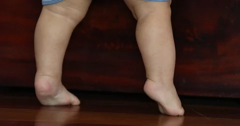 Kid Feet Tiptoe Stock Videos – Royalty-Free HD & 4K Videos | Pond5