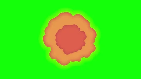 Small Boom Explosion (Green Screen) 4K | Stock Video | Pond5