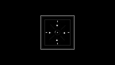 Small Hud Target white futuristic animat... | Stock Video | Pond5