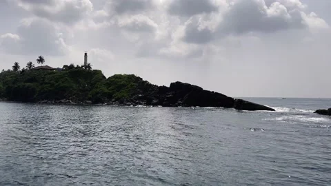 small islands in the open ocean shooting... | Stock Video | Pond5