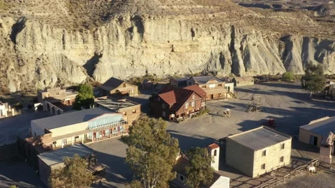 Small Old West film set called Western L... | Stock Video | Pond5