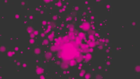 Small pink particles and round bokeh on ... | Stock Video | Pond5