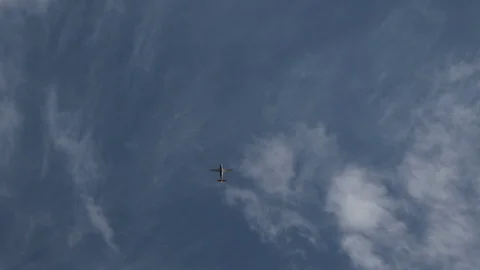 Small Plane Flying Stock Footage ~ Royalty Free Stock Videos | Pond5