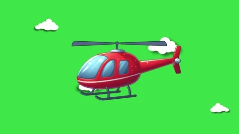 Helicopter Animation Stock Videos – Royalty-Free HD & 4K Videos