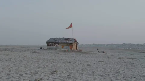 Small Run Down Beach Shack On A Sandy Be... | Stock Video | Pond5