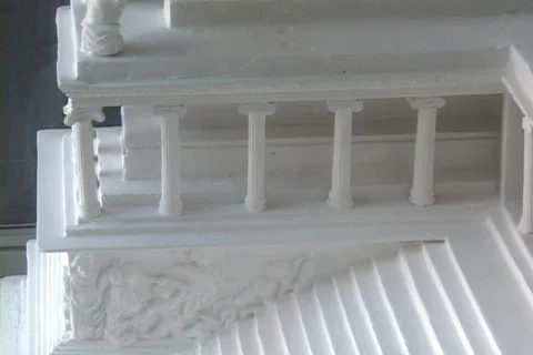 Small scale model of the Altar of Zeus a... | Stock Video | Pond5