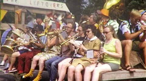 Small Town Parade Stock Video Footage | Royalty Free Small Town Parade ...