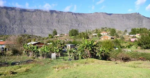 small village remote rural countryside m... | Stock Video | Pond5