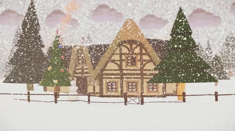 Small wooden house 3d animation Sunrise ... | Stock Video | Pond5