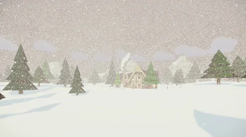 Small wooden house 3d animation walk aro... | Stock Video | Pond5