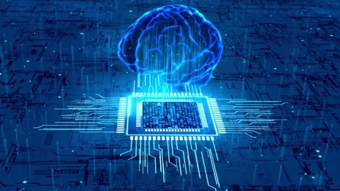 Smart Brain and Artificial Intelligence ... | Stock Video | Pond5