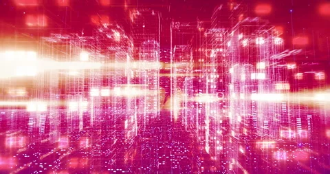 Smart City Flight Animation. Futuristic ... | Stock Video | Pond5