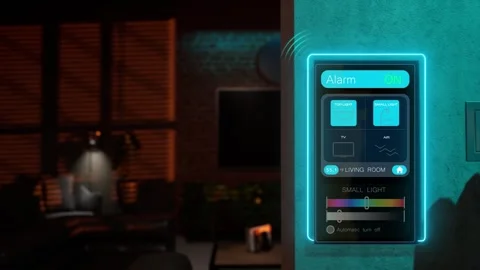 Smart Home animation. Smart house, autom... | Stock Video | Pond5