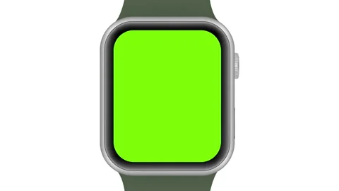 Smart Watch With Green Screen, Animated ... | Stock Video | Pond5