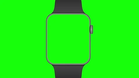 Smart watch with green screen. Animated ... | Stock Video | Pond5