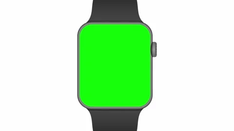 Smart watch with green screen. Animated ... | Stock Video | Pond5