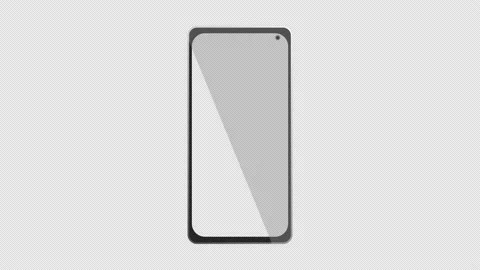 Smartphone animation transparent screen,... | Stock Video | Pond5