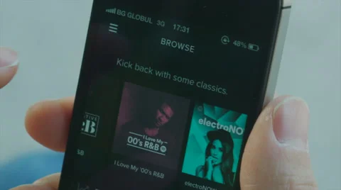Spotify Smartphone Stock Videos – Royalty-Free HD & 4K Videos