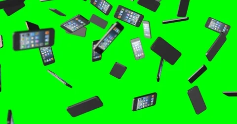 Falling Green Screen Stock Video Footage | Royalty Free Falling Green ...