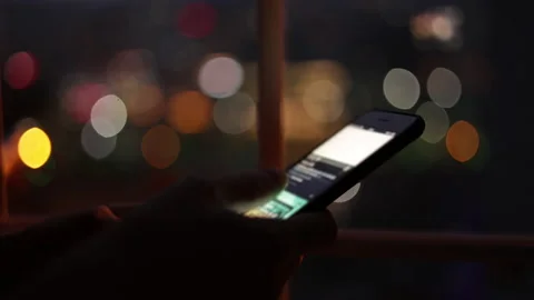 Person Looking At Phone Stock Footage ~ Royalty Free Stock Videos | Pond5