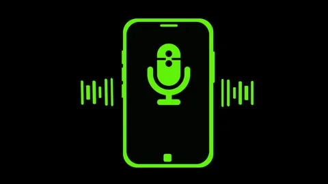 smartphone-microphone-and-sound-waves-an-stock-video-pond5