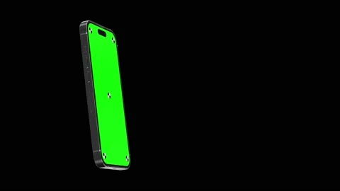 Smartphone Mockup with green screen isol... | Stock Video | Pond5
