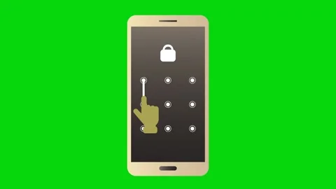 Smartphone Pattern Lock security animati... | Stock Video | Pond5