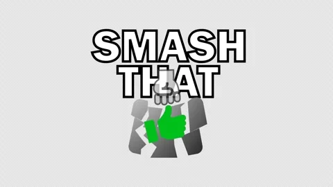 SMASH that like - Transparent background... | Stock Video | Pond5