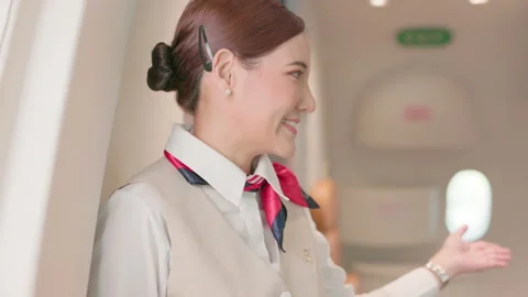 Airline Air Hostess Stock Videos – Royalty-Free HD & 4K Videos
