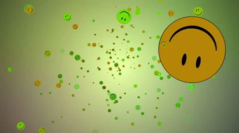Smiley face explosion background fun - F... | Stock Video | Pond5
