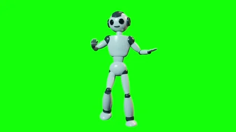 Robot Dance Green Screen Stock Video Footage | Royalty Free Robot Dance ...