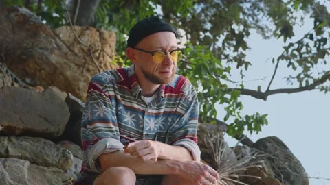 Marijuana Smile Man Stock Video Footage | Royalty Free Marijuana Smile ...