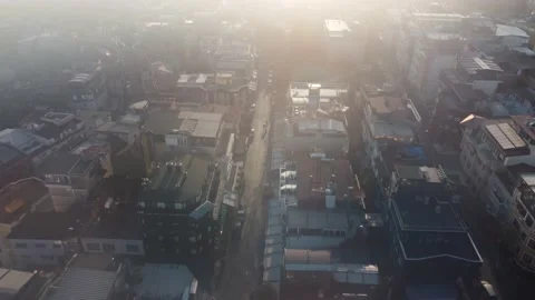 Smog in Istanbul in sunny weather. Sulta... | Stock Video | Pond5