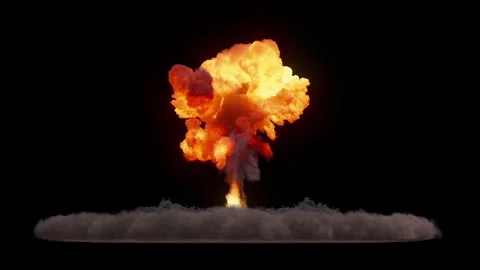 Smoke and fire explosion vfx special eff... | Stock Video | Pond5