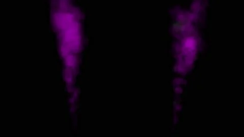 Smoke blowing color particles animation ... | Stock Video | Pond5