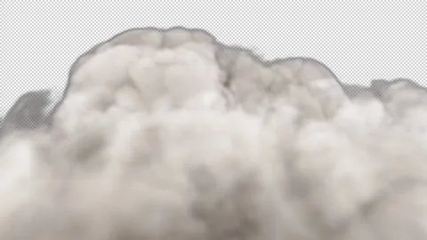 Smoke blowing transition reveal at camer... | Stock Video | Pond5