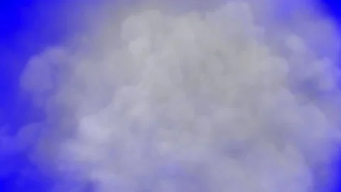 Smoke ejection on blue (green) screen. C... | Stock Video | Pond5