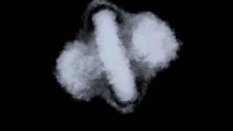 Smoke explosion in the form of geometric... | Stock Video | Pond5