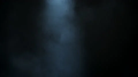 Smoke falling on a black background with... | Stock Video | Pond5