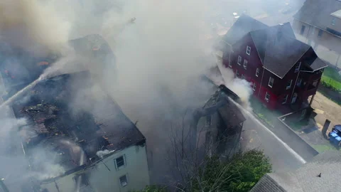 Smoke Fills the Air in the Aftermath of ... | Stock Video | Pond5