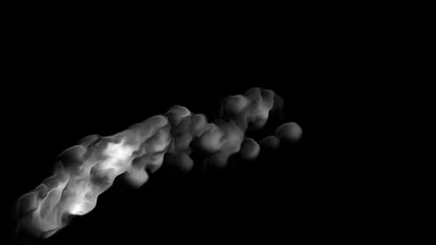 Smoke from the fire alpha channel infini... | Stock Video | Pond5