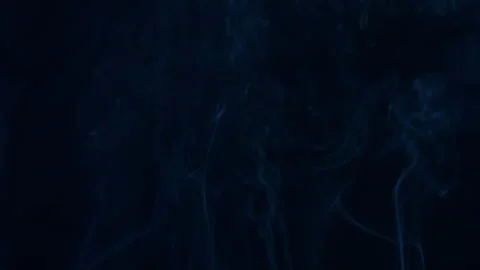 Smoke floating up slow motion on black b... | Stock Video | Pond5