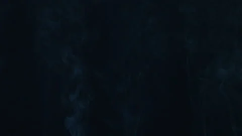 Smoke floating up slow motion on black b... | Stock Video | Pond5